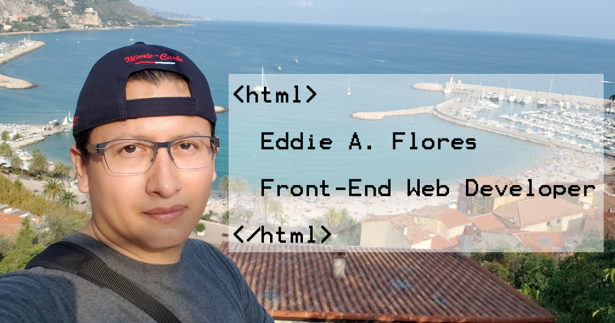 Eddie A. Flores - Web Developer